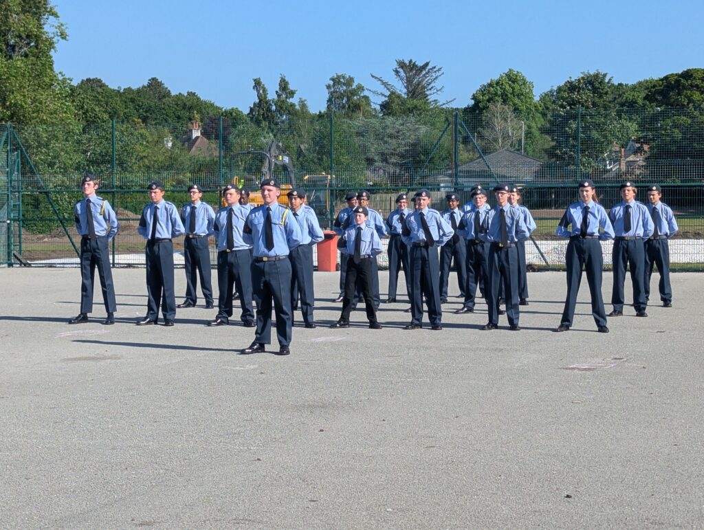 RAF Section Reaches Proud Milestone at Calday Grange Grammar School CCF ...